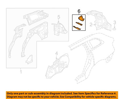 FORD OEM 10-19 MKT Quarter Panel Inner Structure-Insulator Kit ...