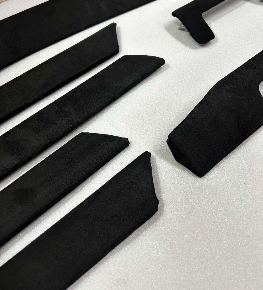 BMW 3 E46 Alcantara Interior Trim Kit Center Console Moldings Covers ...