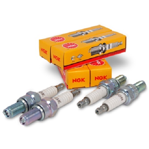 4 Candele Accensione NGK BCPR6ES 2330 per Lancia Ypsilon (840A) 1.1 1.2 ...