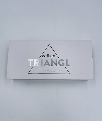 White Calista Maria McCool Triangl Heated Hair Brush Styler Ceramic ...