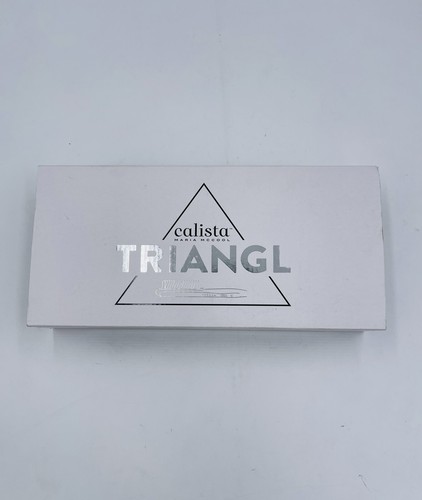 White Calista Maria McCool Triangl Heated Hair Brush Styler Ceramic ...