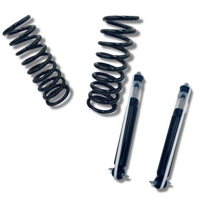 1955-57 Chevrolet Bel Air Front Coil Springs And Shocks Kit Tri 5 Chevy ...