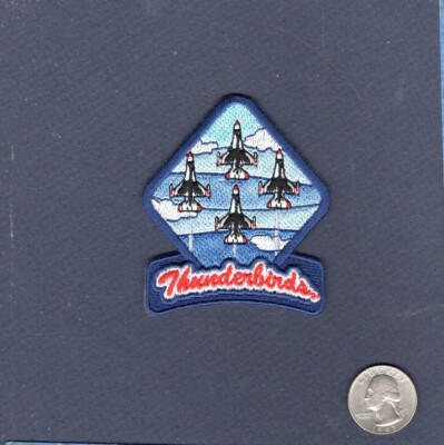 USAF THUNDERBIRDS F-16 Falcon Diamond Flight Demonstration Team Squadron Patch | eBay