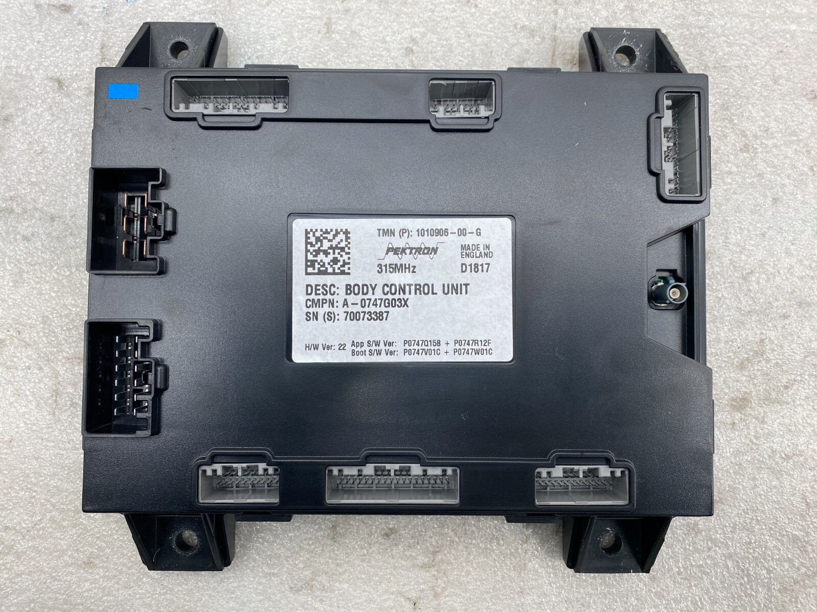 2012-2020 Tesla Model S Body Controller BCM Control Module 1010906-00-G ...