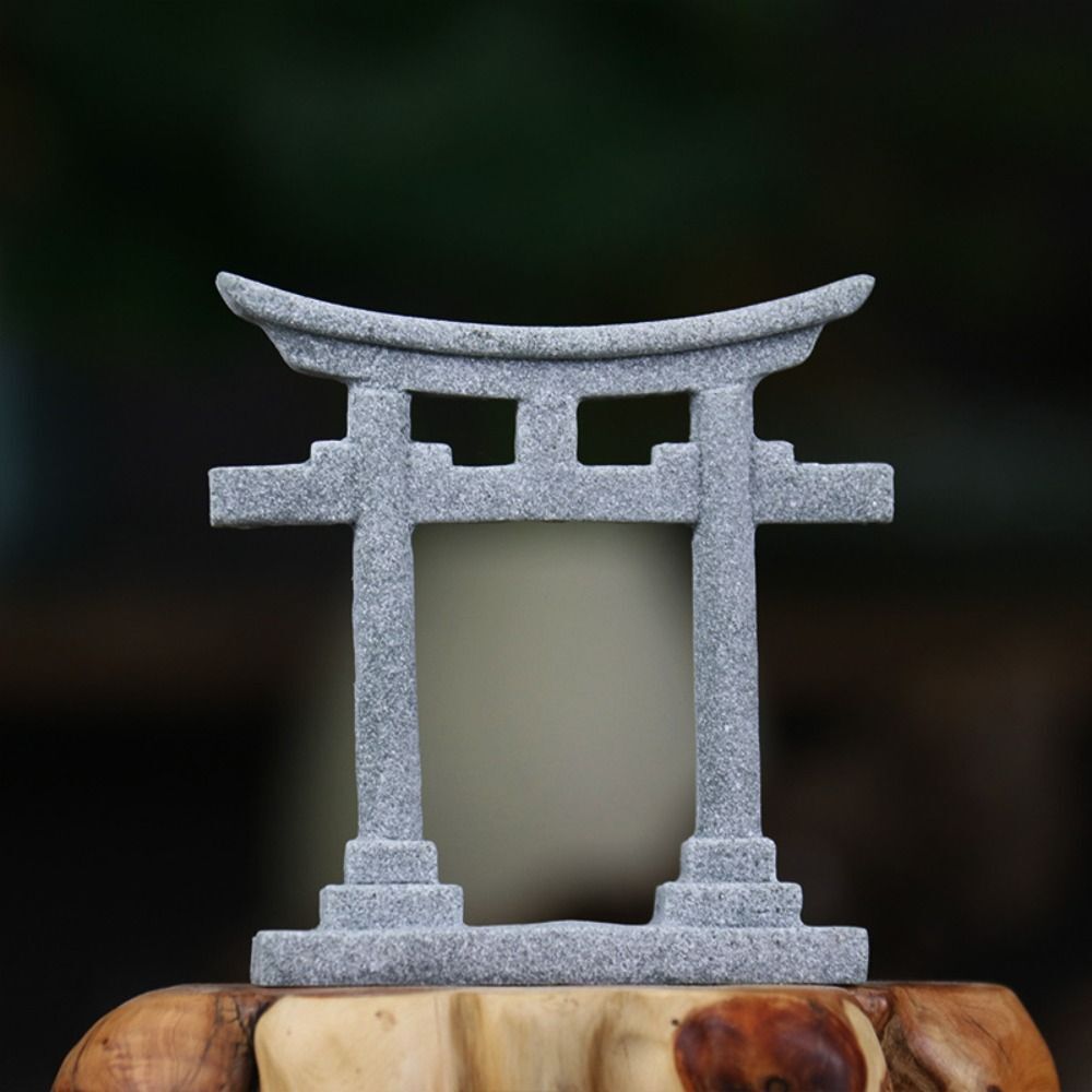 Craft Mini Japanese Torii Gate Miniature Shrine Shinto Toy | eBay