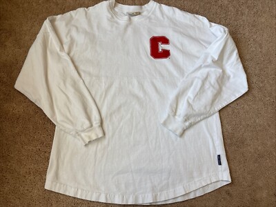 VINTAGE Cornell Big Red Shirt Spirit Jersey Back Script Sz M University ...
