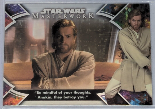 Obi-Wan Kenobi Quote OB1-7 Topps Masterwork Star Wars 2022 Parallel Insert /299 | eBay Australia