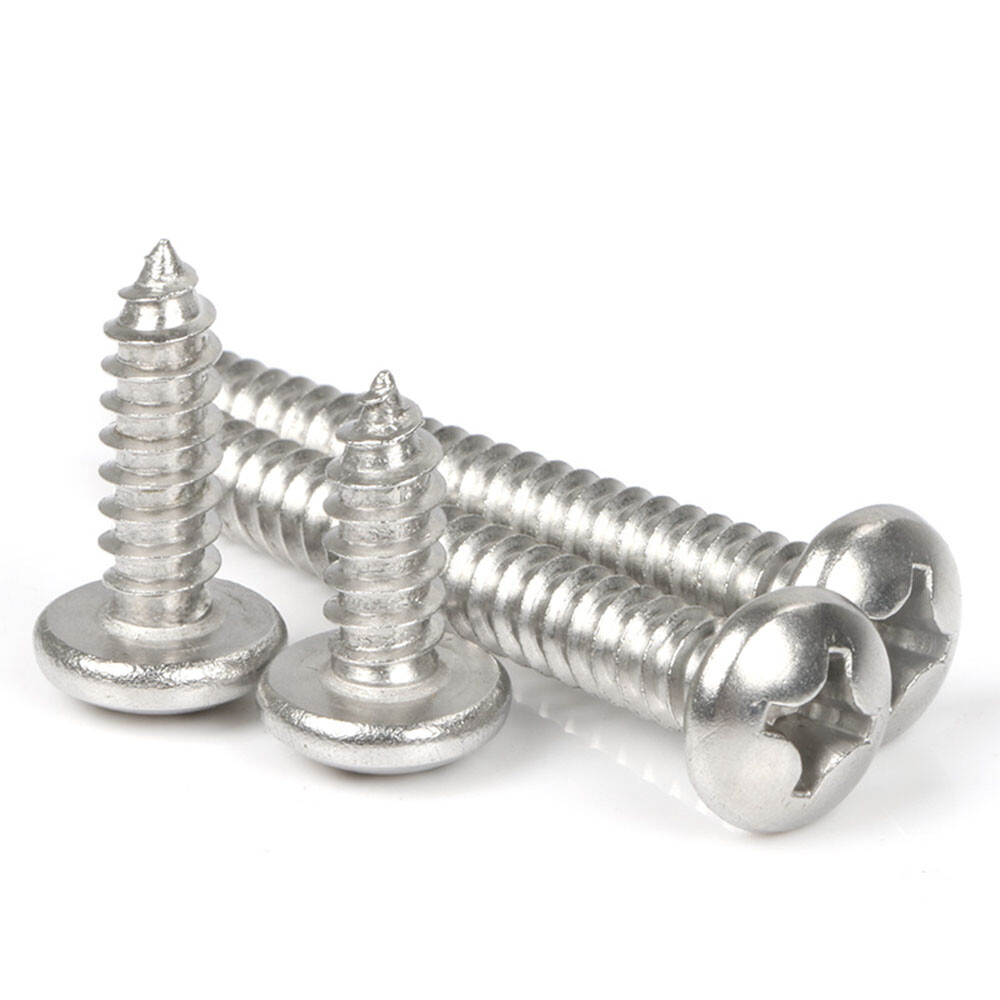 M1/M1.2/M1.4/M1.5 Phillips Pan Head Stainless Steel Micro Self Tapping ...
