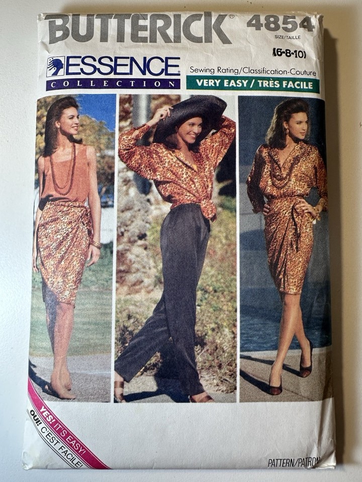 Sewing Patterns Lot Of 9 McCalls Butterick 1990s -CUT- Sizes 6-12 [1C ...