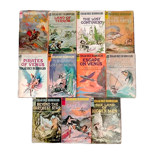 11 Lot Edgar Rice Burroughs Vintage ACE Paperbacks 1960s VENUS LOST ...
