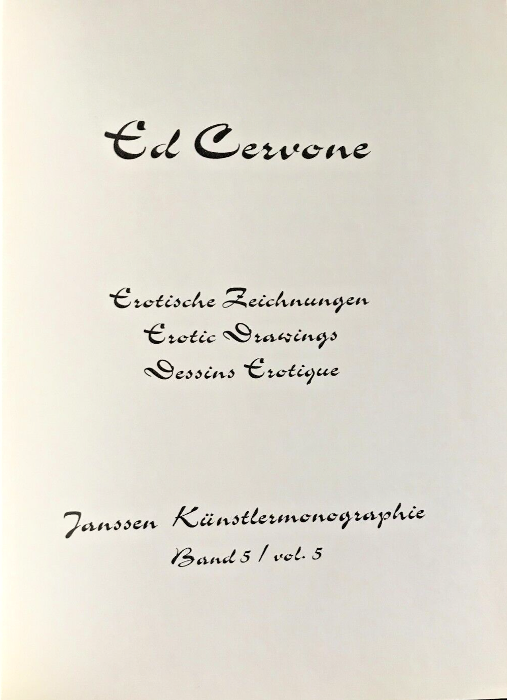 Der Mann in der Kinst by Ed Cervone (1998, Trade Paperback) for sale ...