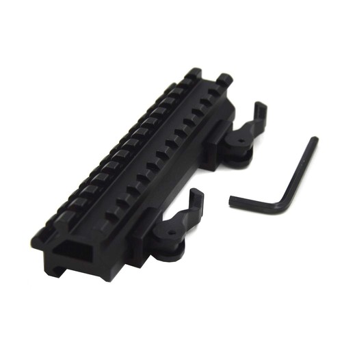 13 Slots Double Rail Quick Detach Picatinny Rail Angle Mount Scope Base ...