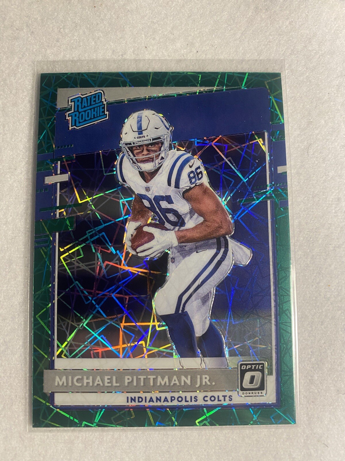 2020 Panini Michael Pittman Jr Optic Rated Rookie & Select Silver Club Level Lot | eBay