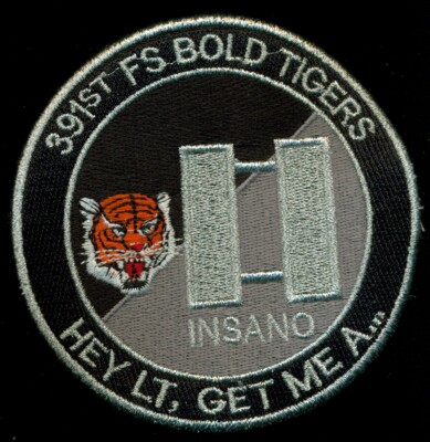 USAF 391st Fighter Squadron Bold Tigers Patch T-5 | eBay