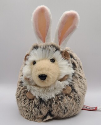 Douglas Plush Spunky the Hedgehog Easter Bunny Ears Stuffed Animal | eBay