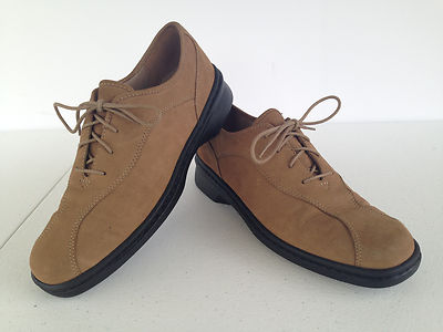 Clarks Springers 31263 Brown Suede Oxfords Women's Sz 7.5 M D8(4) | eBay