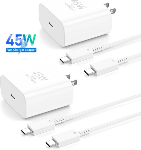 45W Super Fast Charging Type C Wall Charger For Google Pixel 9a 8a 9 8 ...