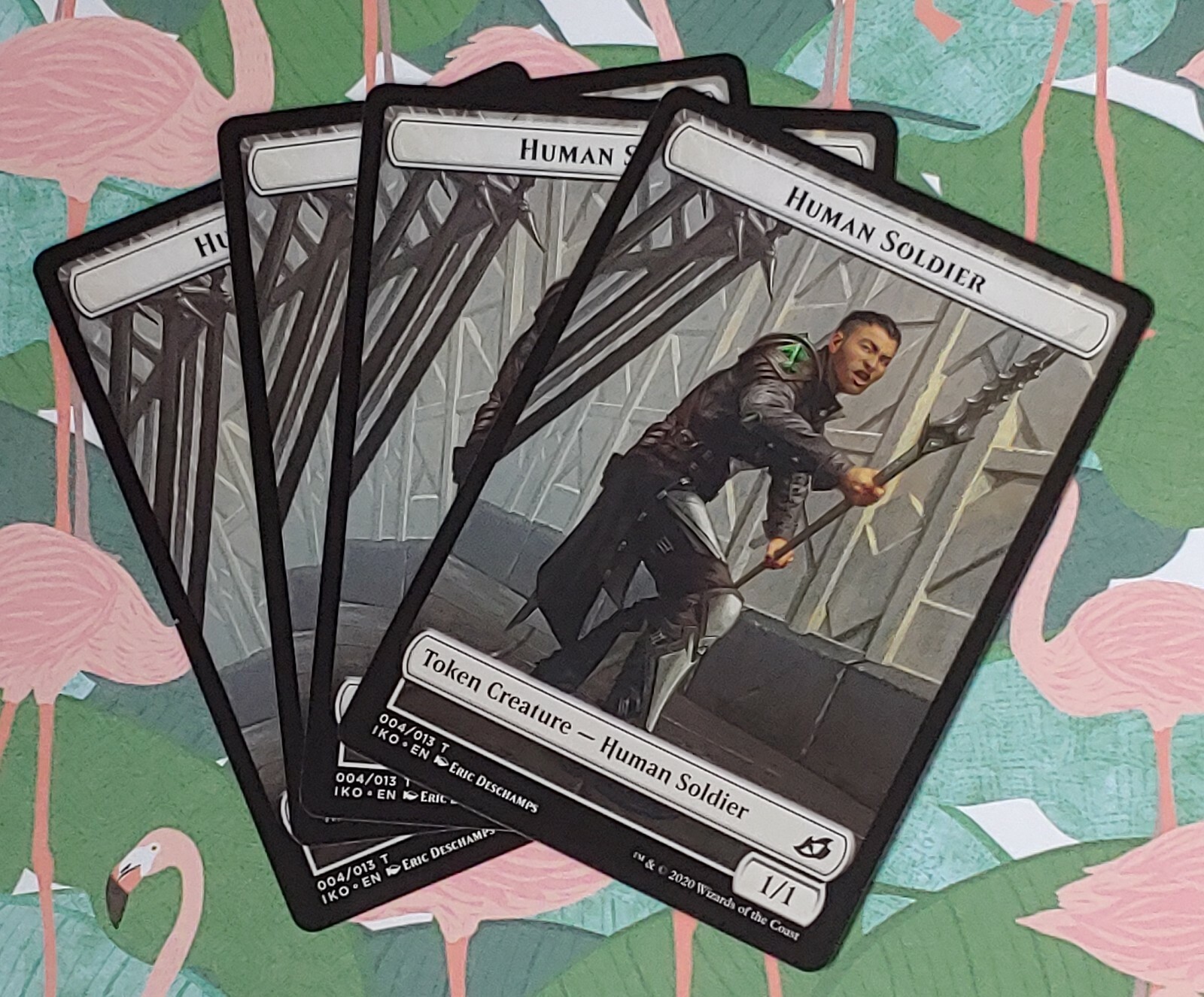HUMAN SOLDIER Token x4 ~mtg NM Ikoria (#04/13) | eBay