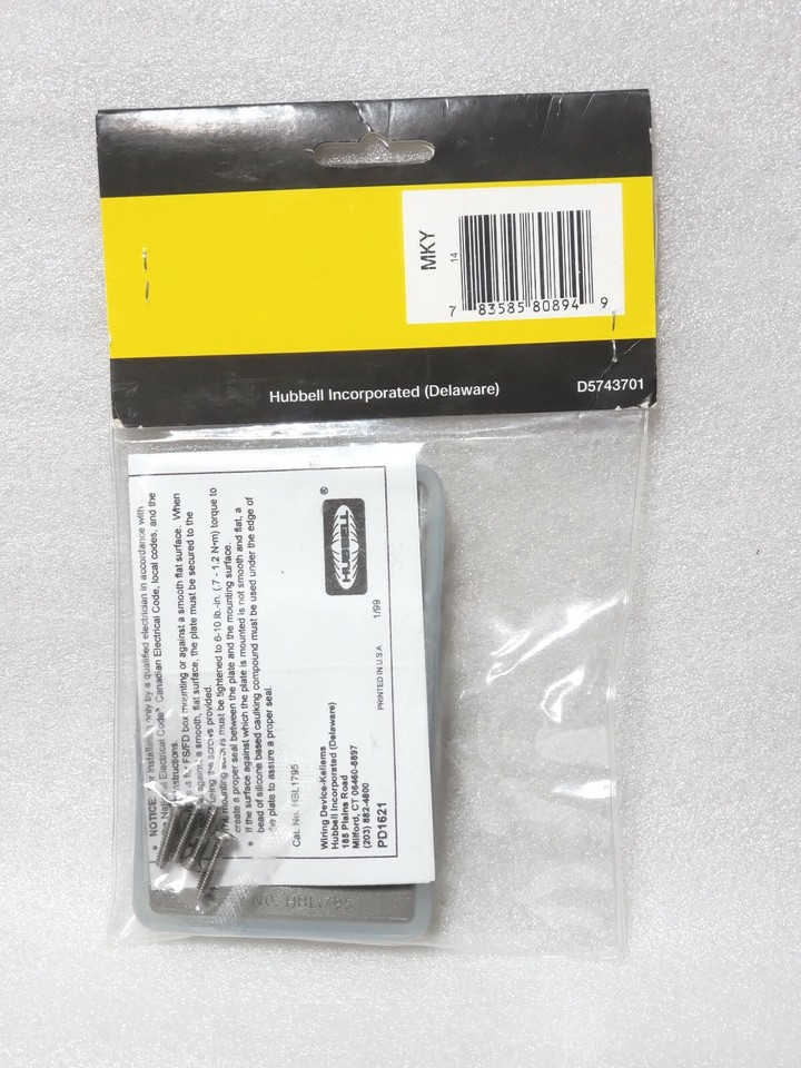 Hubbell HBL1795 Weather-Proof Toggle Cover Clear | eBay