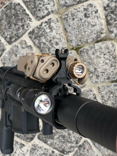 RGW RAIL LEAF PEQ-15 Laser Compatible Front Iron Sight Metal - CAG UKSF ...