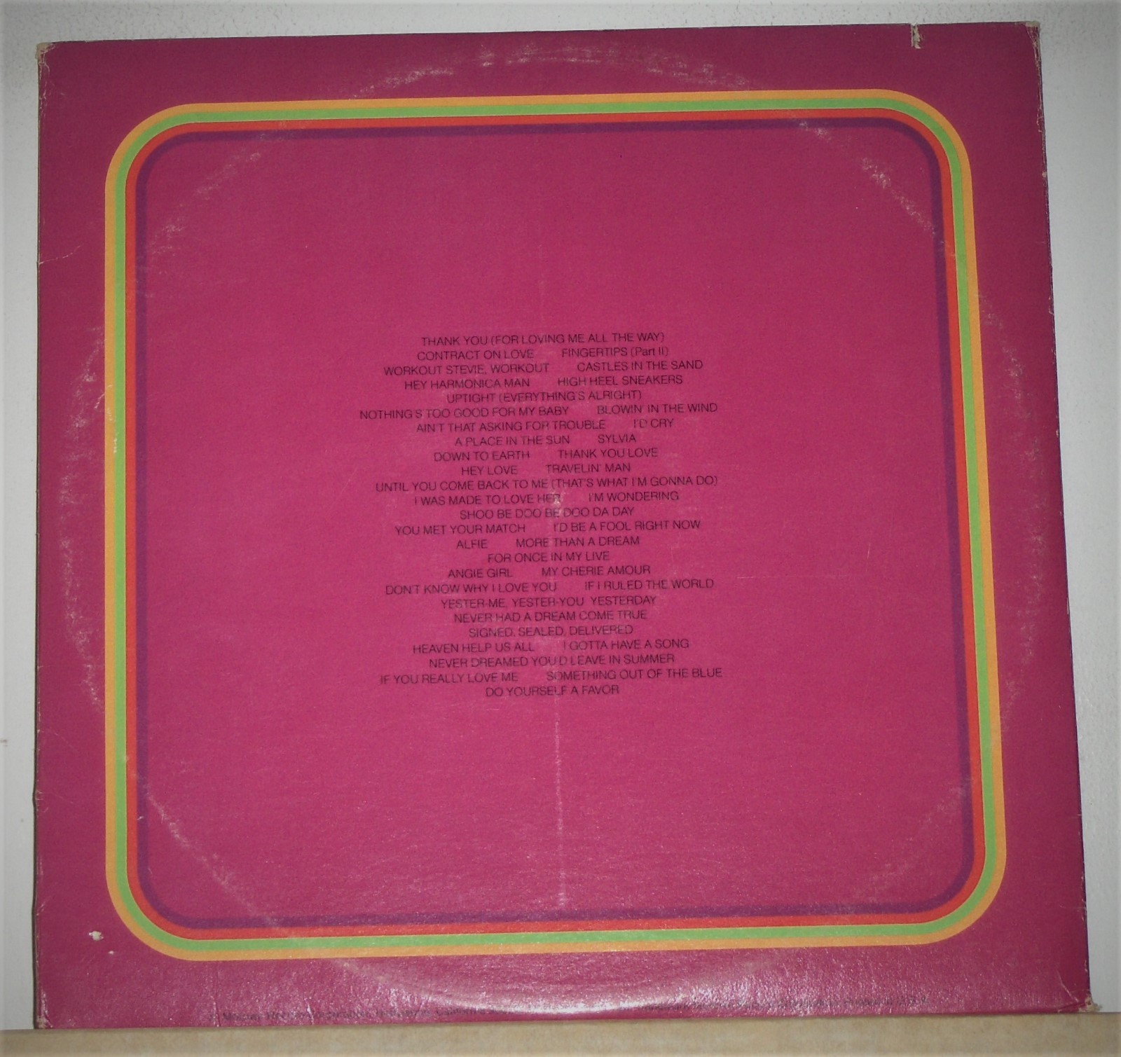 Stevie Wonder – Looking Back - 1977 Triple LP Record Album - Vinyl ...