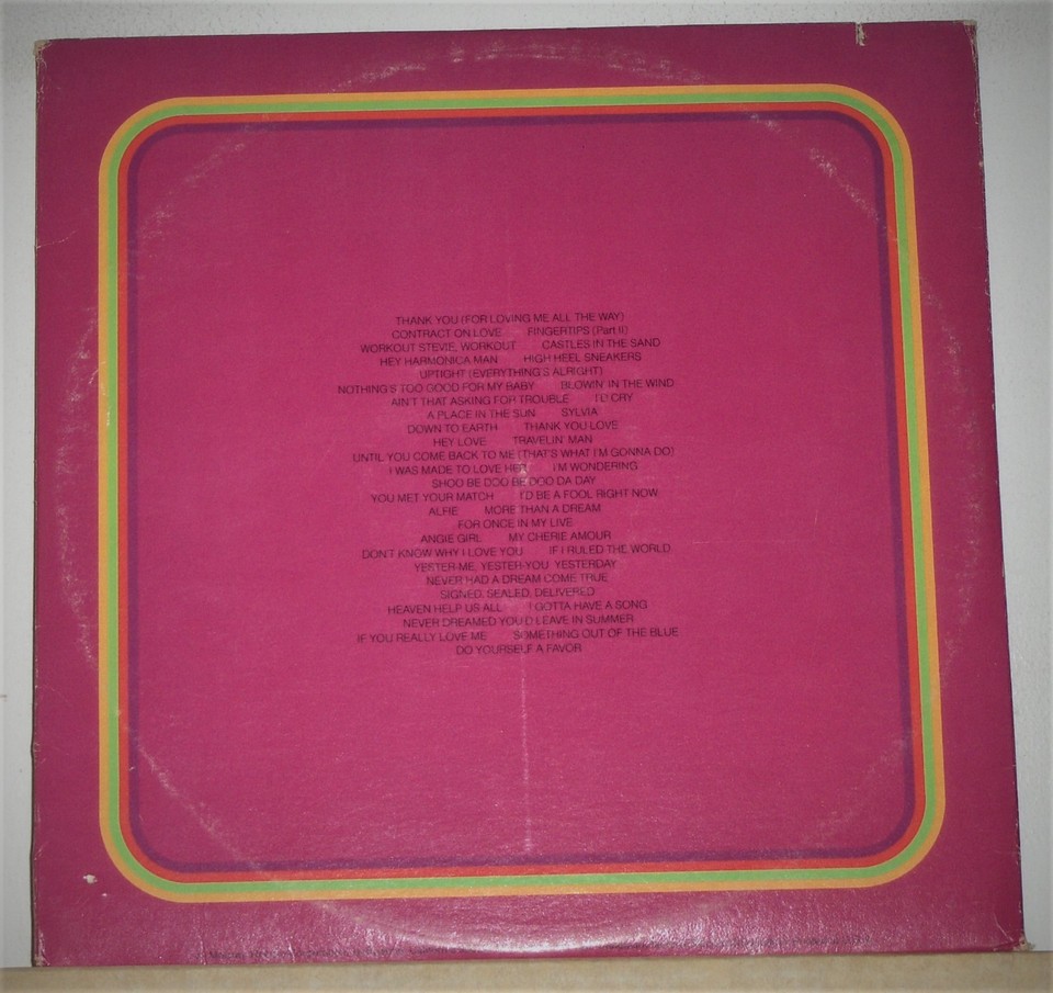 Stevie Wonder – Looking Back - 1977 Triple LP Record Album - Vinyl ...