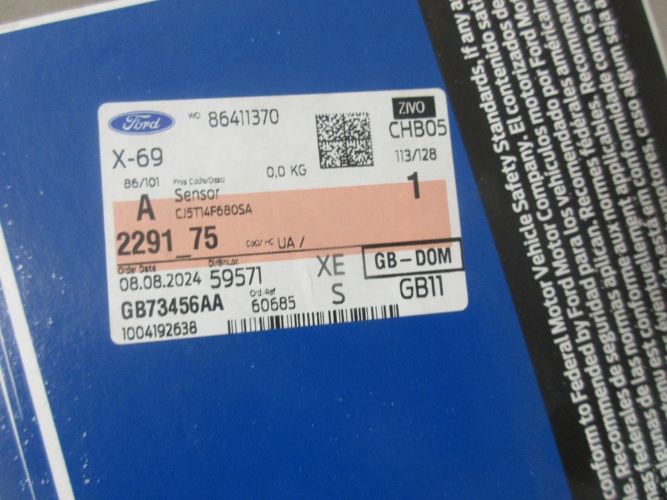 Genuine Ford C-MAX Boot Sensor 2291775/CJ5T-14F680-SA | eBay UK