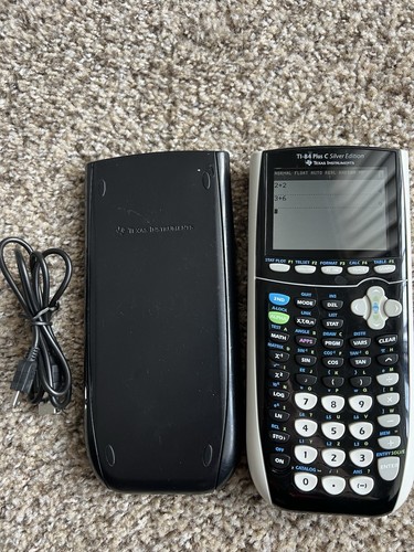 Texas Instruments TI-84 Plus C Silver Edition Graphing Calculator ...