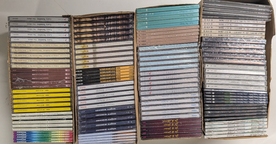 MIXED CD - JOB LOT X OVER 1000 UNITS NEW SEALED WHOLESALE BULK ROCK POP ...