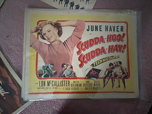 Vintage Movie Poster 1/2 Sheet Lot Of 5 Fred MacMurray, Betty Grable ...