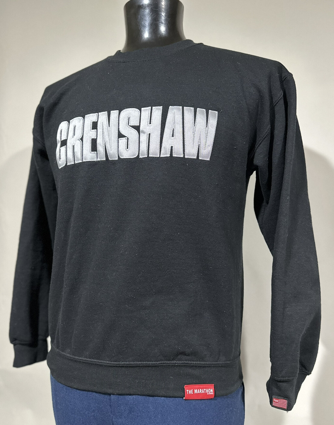 TMC Crenshaw Nipsey Hussle Black Crewneck Sweatshirt … - Gem