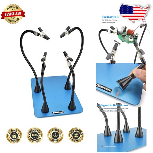 Versatile Magnetic Soldering Assistant with Rubber Feet - Ideal for ...