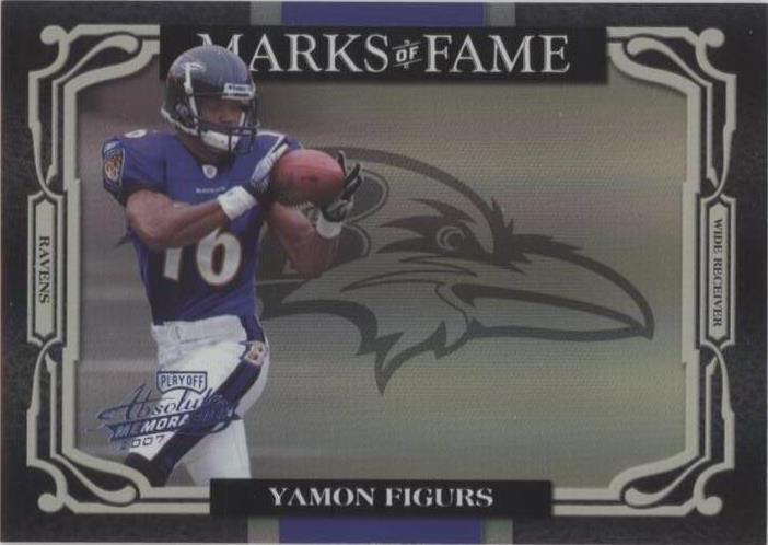 2007 Playoff Absolute Memorabilia - Marks of Fame Yamon Figurs #MOF-38 ...