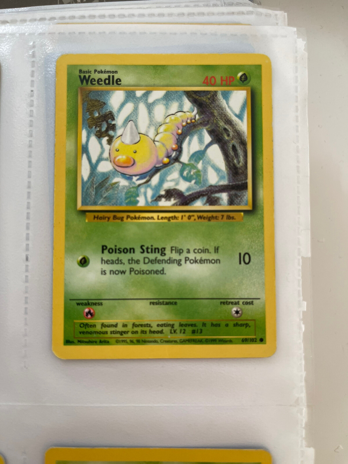 Weedle 100/130 Base Set 2 Regular for sale online | eBay