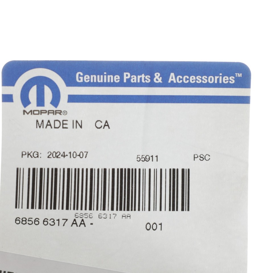 25-26 RAM 1500 FRONT LICENSE PLATE HOLDER BRACKET NEW GENUINE MOPAR ...