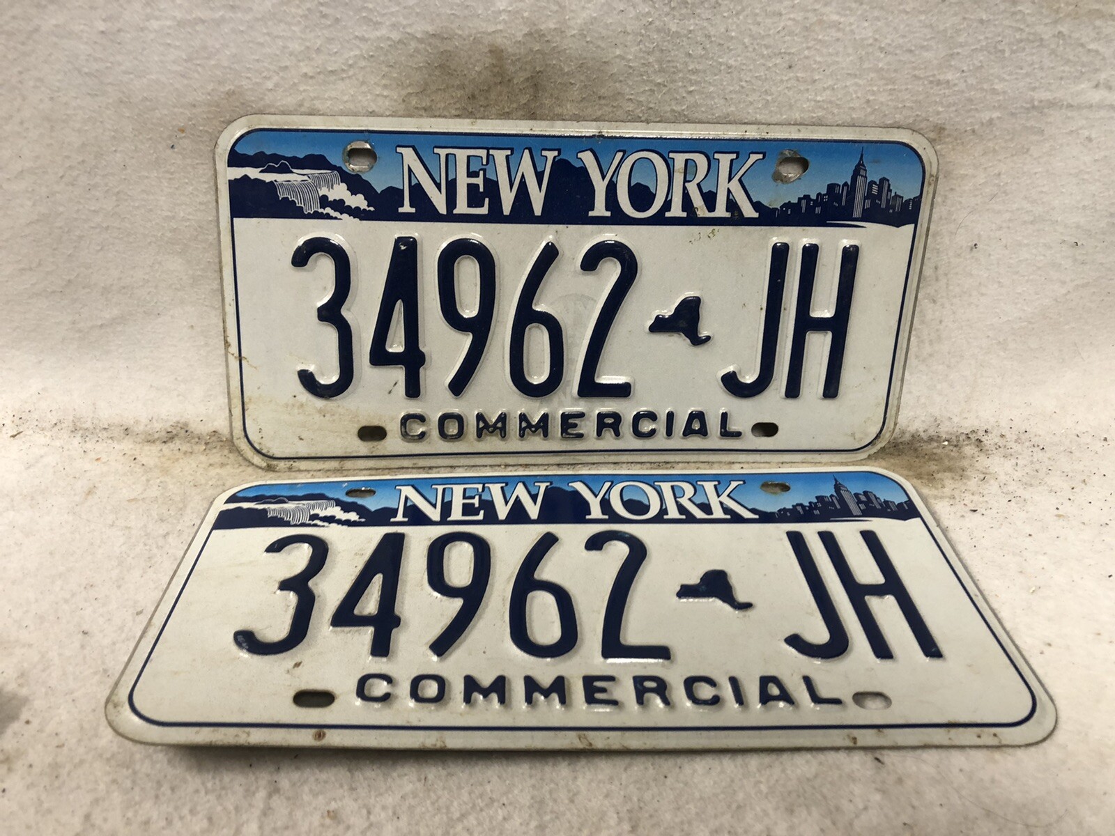 2003 New York Commercial License Plate Pair | eBay