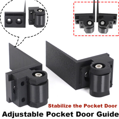 Pair of Adjustable Pocket Door Guide Door Roller to Stabilize the ...