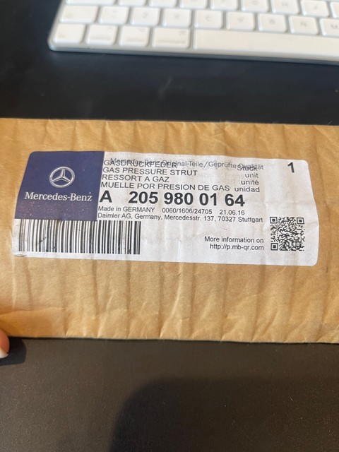 MERCEDES BENZ C Class W205 Bonnet Gas Strut A2059800164 for sale online ...