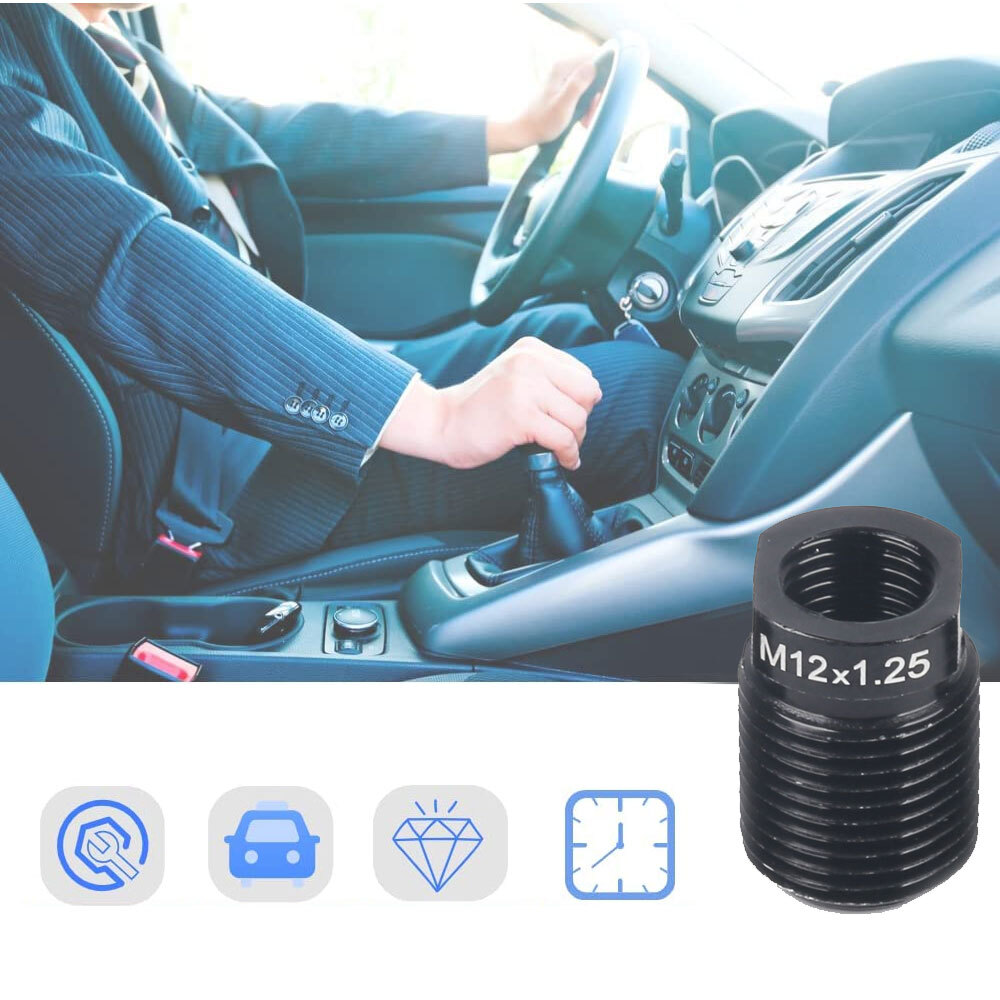 M10x1.25 M8x1.25 M12 M14 Car Parts Gear Shift Knob Thread Adapter Nut ...