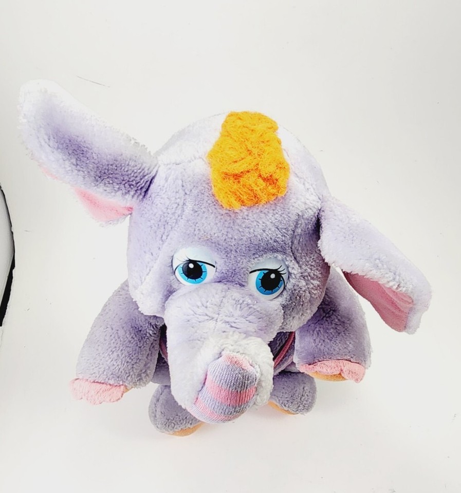 Vintage Plush Wuzzles Eleroo Elephant Purple Hasbro Softies 12" Toy ...