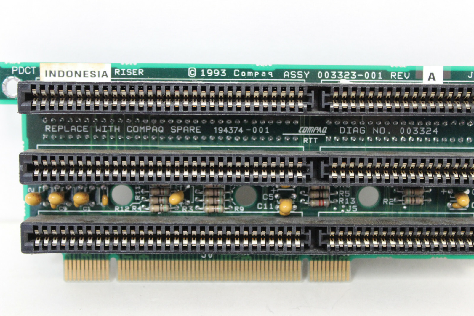 COMPAQ 194374-001 4 SLOT ISA RISER BOARD DESKPRO XE ASSY 003323-001 ...