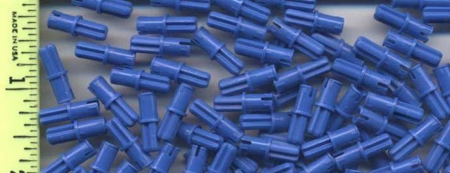 LEGO Blue Technic Axle Pin Part 43093 Element 4206482 Qty 25 - for sale ...