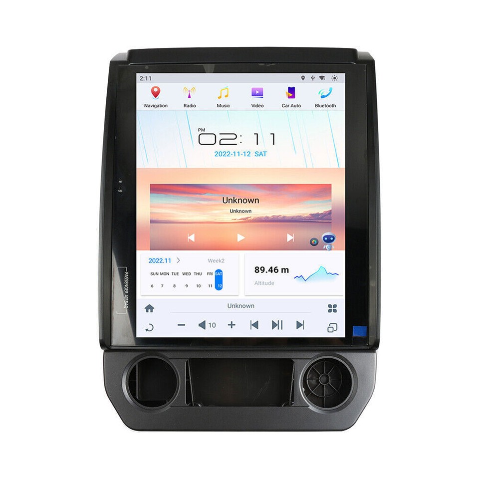 Android 11 Radio Tesla Vertical Screen Car-Play GPS For Ford F150 F250 ...