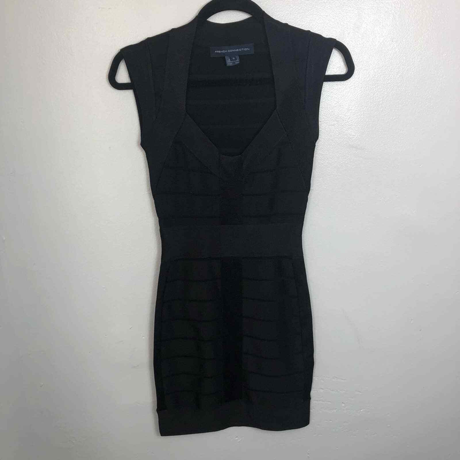French Connection Miami Spotlight Bandage Dress 0 - Gem