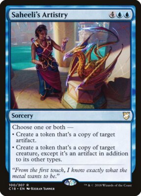 MTG Magic the Gathering Saheeli's Artistry (100/358) Commander 2018 NM ...
