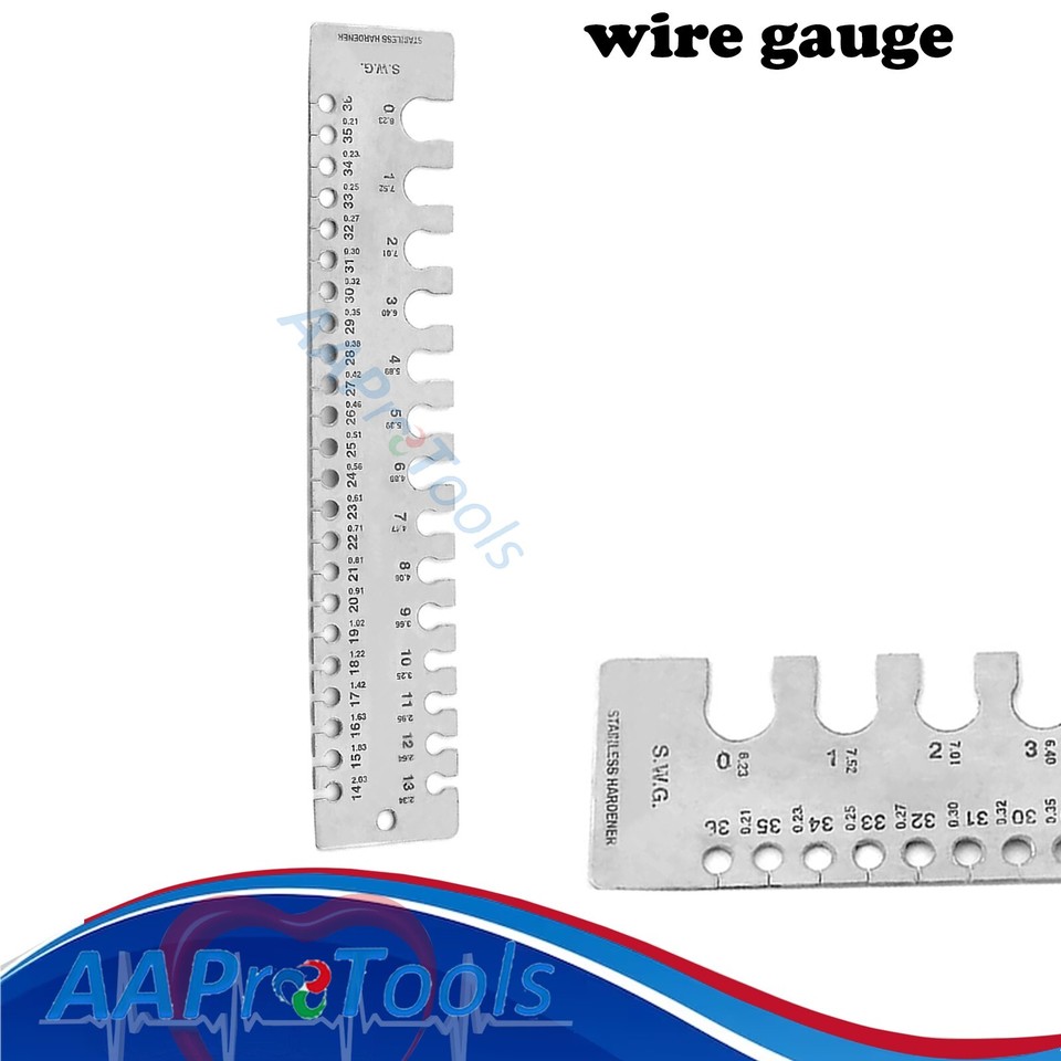 5 Wire Gauge Thickness Measuring Wire/Sheet Metal Gage Measurement ...