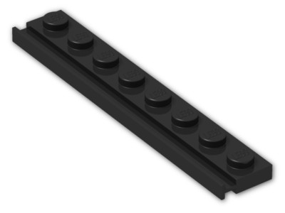 LEGO PLATE MODIFIED 1X8 W/ DOOR RAILE (2 PCS) CHOOSE YOUR COLOR 4510 ...