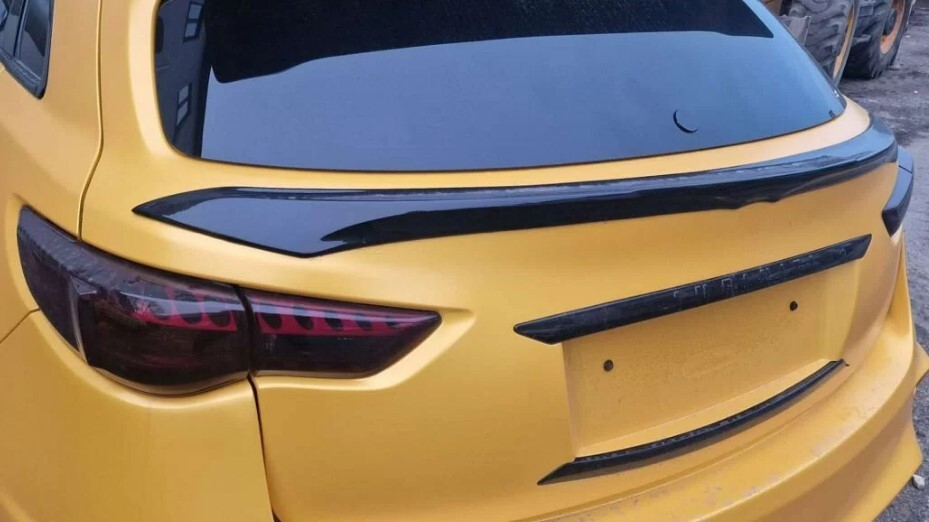 2008-2017 Infiniti FX35 FX50 QX70 FX30D Rear Spoiler FRZ Body | Black ...