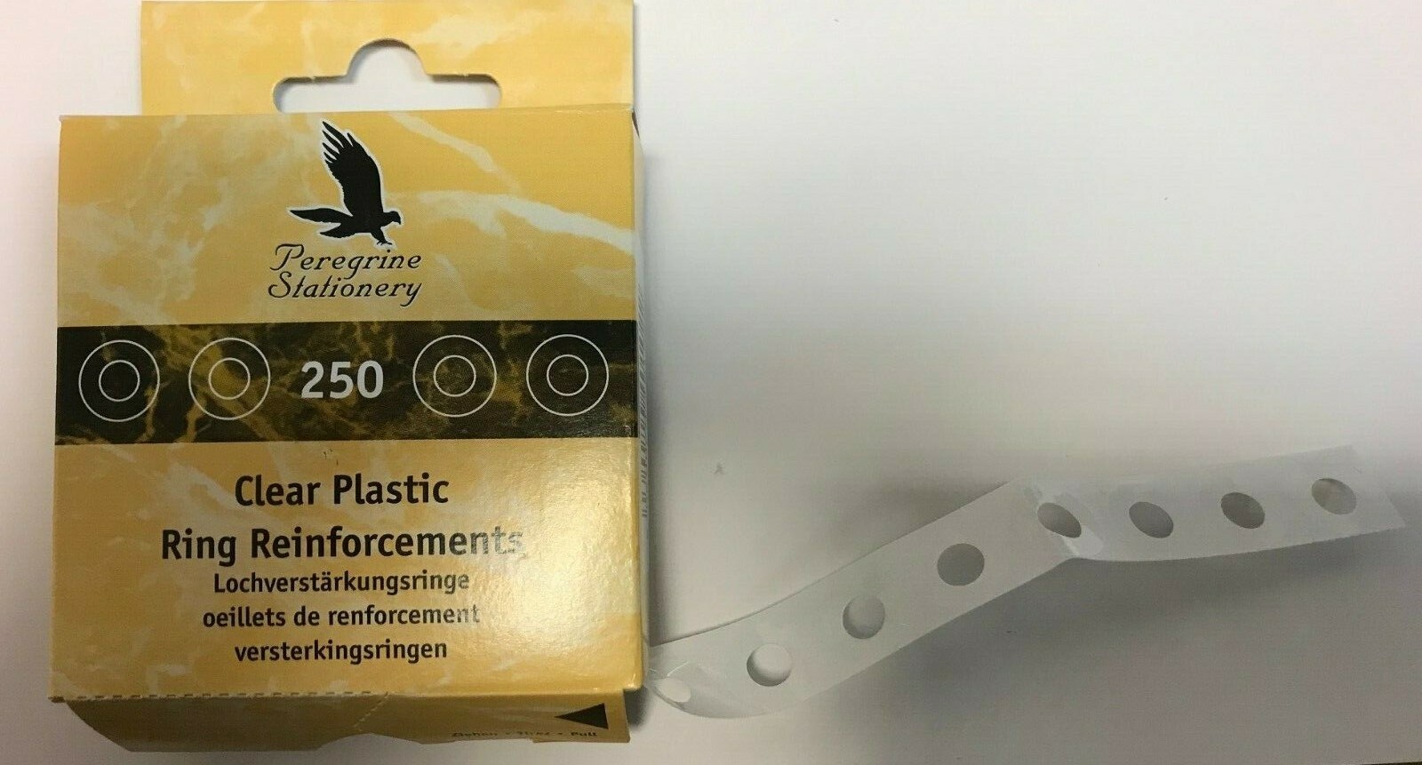 1000 Vinyl Ring Reinforcement Washers for Punched Holes (4 boxes ...