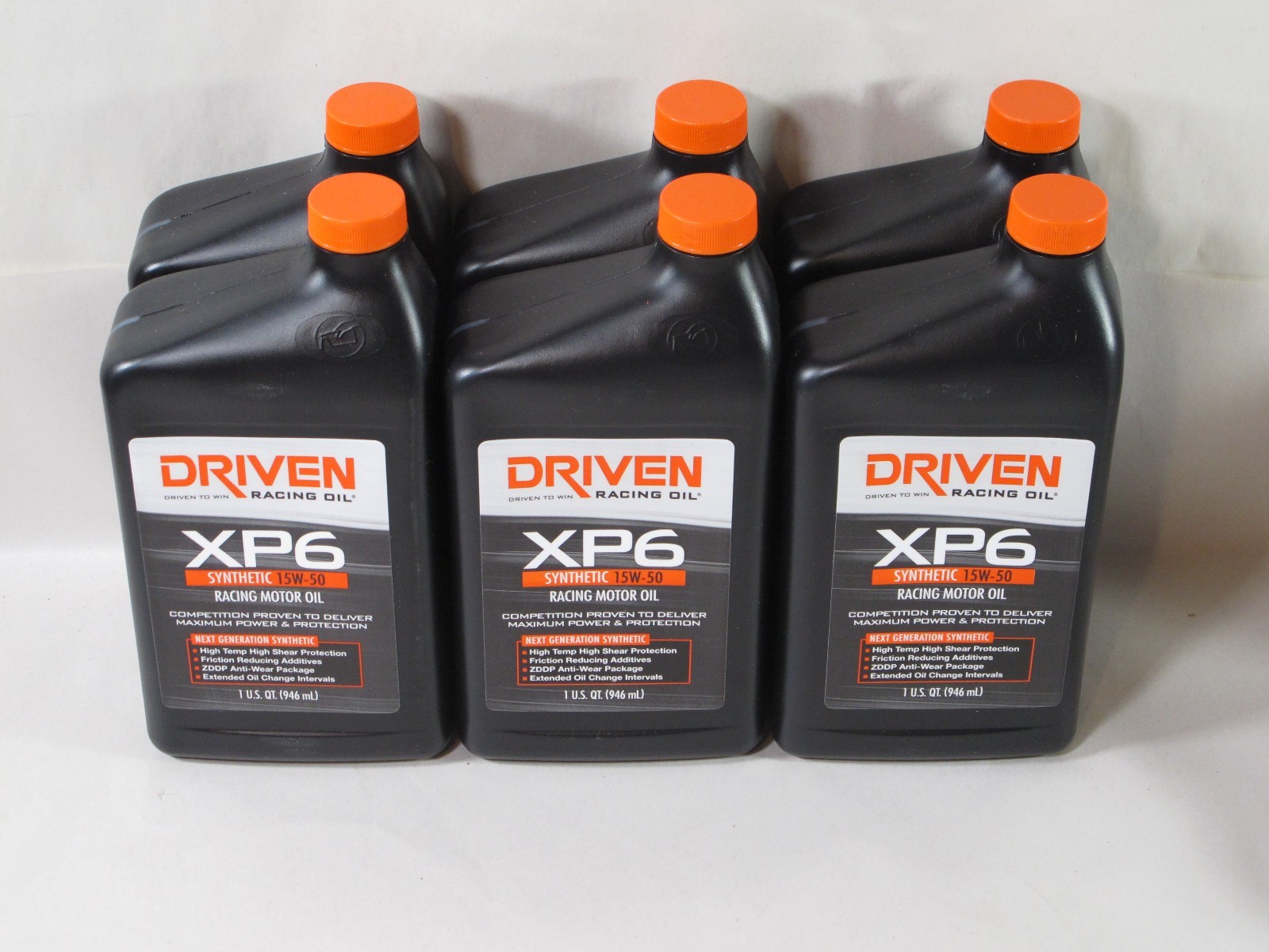 Driven 01006 XP6 15W-50 Synthetic Racing Motor Oil 1-Qt Pack of 6 | eBay